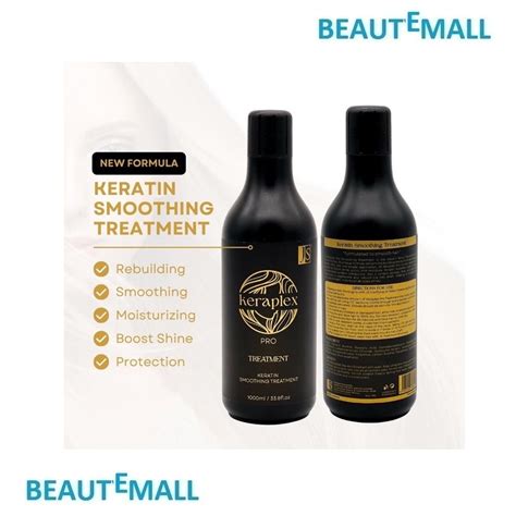 Js Keraplex Pro Keratin Smoothing Treatment For Smoothing Frizzy Hair
