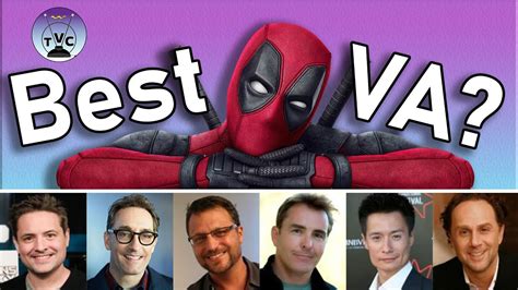 Comparing 6 Of Deadpools Voice Actors The Voice Cast Youtube