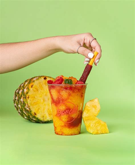 Dorchiyada Piña Fotografía De Alimentos Fruta Con Chamoy Comida