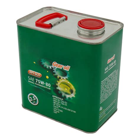 2 Liter Rectangular Liquid Tin Packaging Jahan Chelik