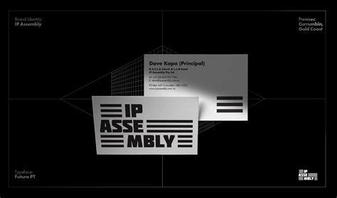 Ip Assembly® Brand Identity On Behance