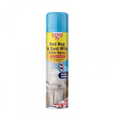Zero In Bed Bug And Dust Mite Killer Spray 300ml British Chemist