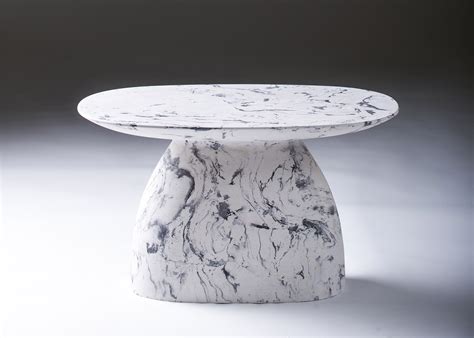 Moss And Lam Uses Alchemic Technique For Marbled W1 Tables