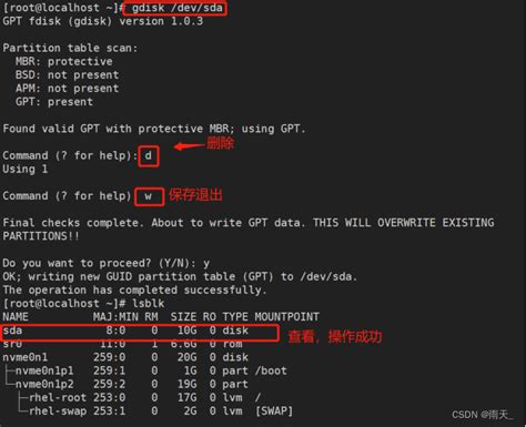 linux维护基本存储空间 linux lsblk rhel root csdn博客