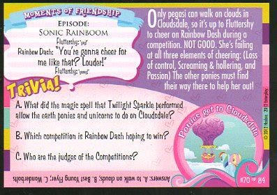 Mlp Elements Of A Good Cheer Trading Cards Mlp Merch