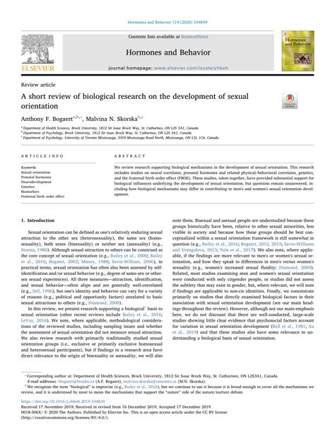 Pdf A Short Review Of Biological Research On The Development Of