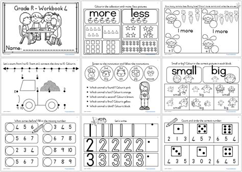 Grade R Mathematics Workbook 4 My Klaskamer