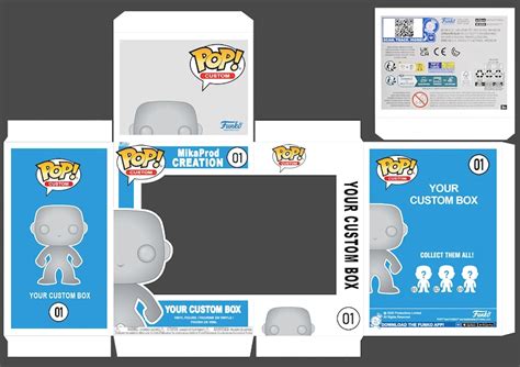 A4 Template Funko Pop Box Editable Psd Files Official Format