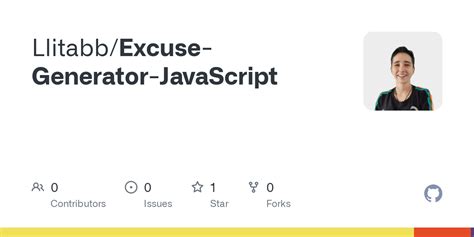 github llitabb excuse generator javascript