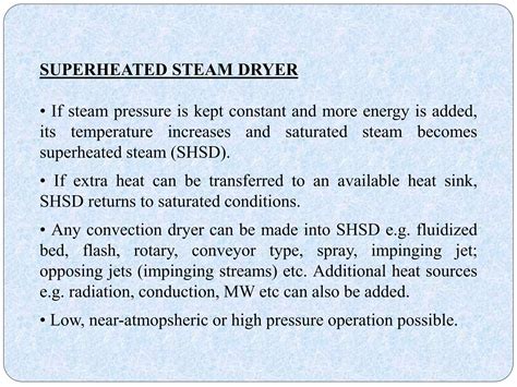 Superheated Steam Drying Pptx
