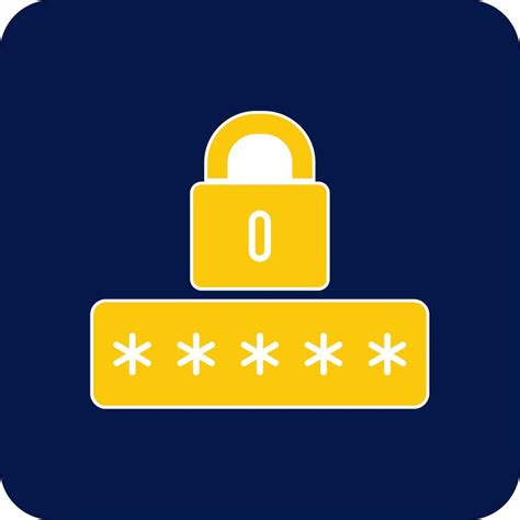 Password Glyph Square Two Color Icon 37835321 Vector Art At Vecteezy