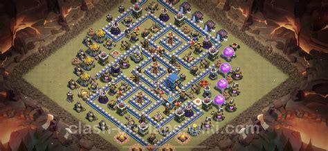 Best Anti 3 Stars War Base Th12 With Link Anti Everything Town Hall
