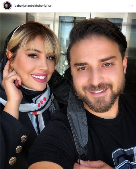 عکس همسر بابک جهانبخش عکس بوسه عاشقانه همسر بابک