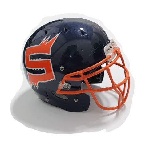 Spokane Shock Authentic Game Worn Helmet Shock Jerseys