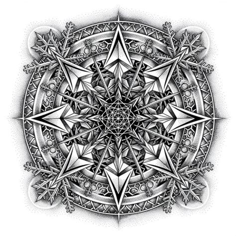 Free Sacred Dotwork Tattoo Image Mandala Dotwork Geometric Download At Stockcake
