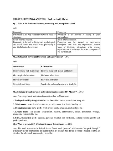 Ob Unit 2 Pdf Perception Attitude Psychology
