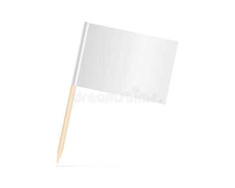 Blank Toothpick Flag Stock Illustration Illustration Of Mockup 141583698