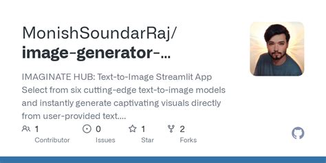 Github Monishsoundarrajimage Generator Streamlit Imaginate Hub Text To Image Streamlit App