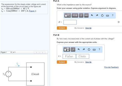 solved part a a what is the impedance seen by the source