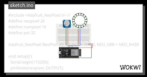 Neopixel Wokwi Esp32 Stm32 Arduino Simulator