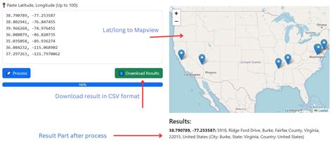 Latitude And Longitude To Address Converter Reverse Geocoding Tool