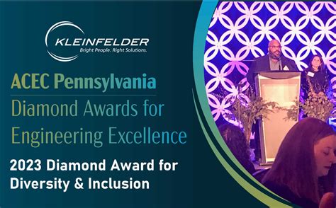 Kleinfelder Receives Acecpa 2023 Diamond Award For Diversity