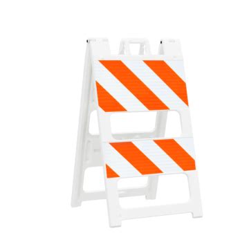 Plasticade 100 Wt12b8eg Type Ii Barricade White Engineer Grade