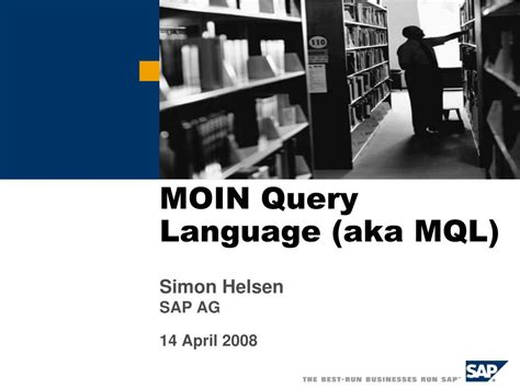 Ppt Moin Query Language Aka Mql Powerpoint Presentation Free Download Id4354257