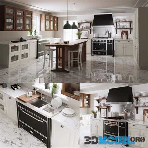 3d Model Kitchen Scavolini