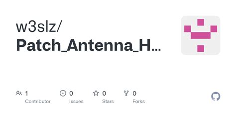 GitHub W Slz Patch Antenna HFSS