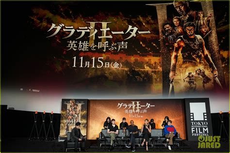 Photo Paul Mescal Gladiator Co Stars In Japan Photo
