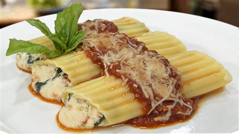 An Amazing 4 Cheese Manicotti Recipe Chef Jean Pierre