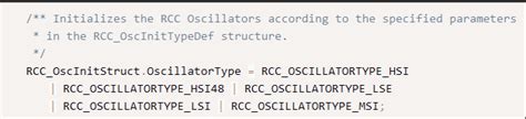 how to configure hsi in stm32l5 stmicroelectronics community