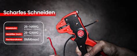 Kaiweets Automatische Abisolierzange Und Schneidzange 2 In 1