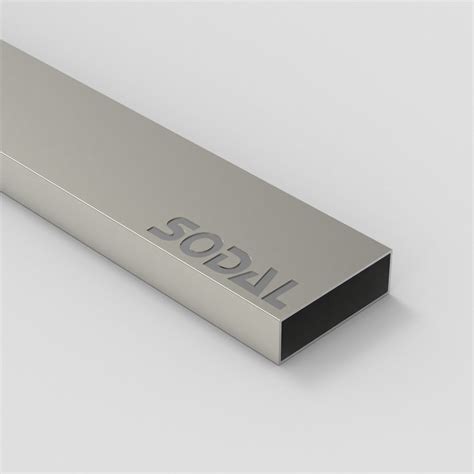Perfil Rectangular 25x75 Mm Sodal
