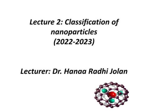 Classification Of Nanostructures By Peeyush Mishra Doc Chemistry Science