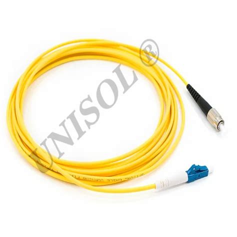 Single Mode Os1 9125 Fc Lc Simplex Patch Cable 03m Length Pvc