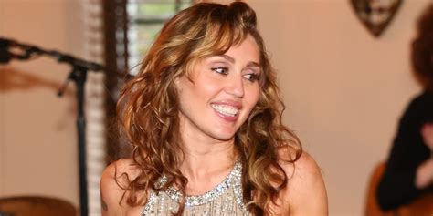 Miley Cyrus Throws A Surprise Concert In A Sheer Minidress With Crystals