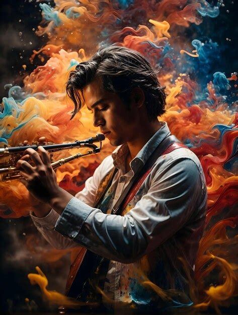 Premium Ai Image Music And Colors