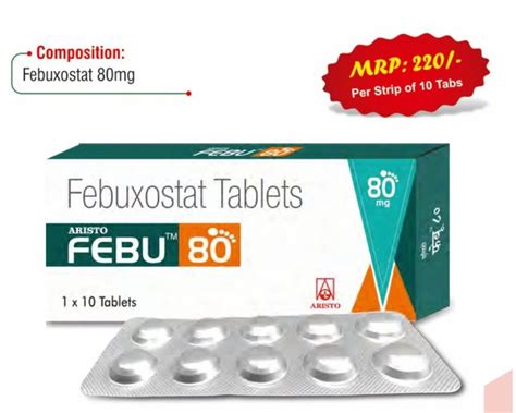 Febu 80 Tablet 80mg At ₹ 220box In Kanpur Id 2855425421155