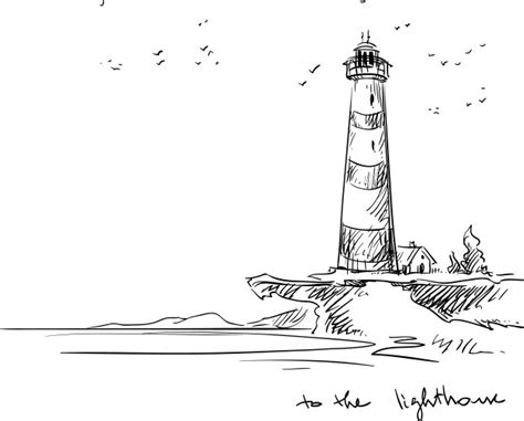 Black And White Lighthouse Vector Images Over 11000