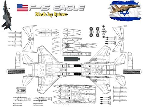F 15 Black And White
