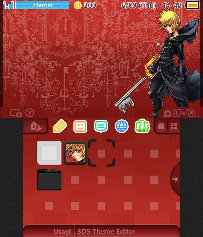 Roxas In Red Modified Theme Plaza