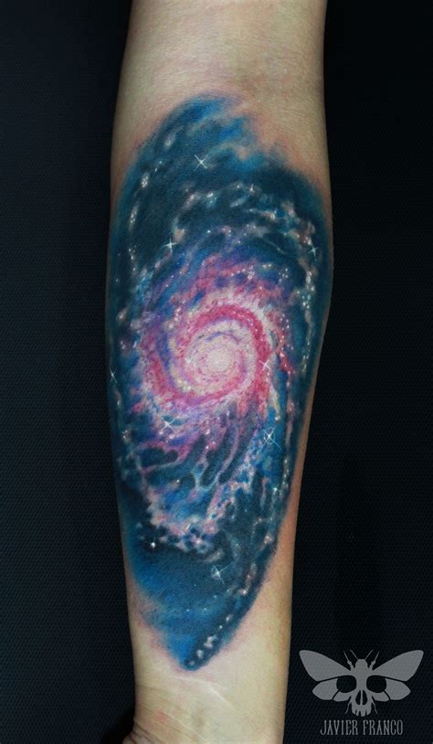 Whirpool Galaxy Tattoo By Javier Franco Galaxy Tattoo Picture