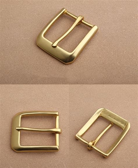 Brass Roller Pin Buckle Heavy Duty Solid Belt Buckle Single Etsy