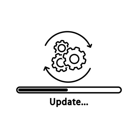 Loading Process Update System Icon Concept Of Upgrade Application