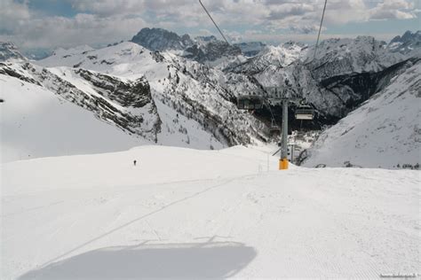 Prima Parte Della Pista Padon A Di Passo Padon