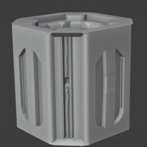 3d Printable Modular Terrain Undercities Terrain Steampunk City Terrain No Support Needed By