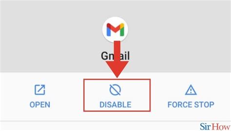 how to disable gmail app 5 steps with pictures