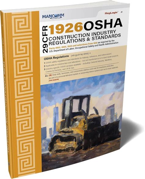Osha 1926 Construction Standards 29 Cfr 1926 Osha Construction